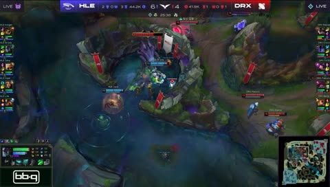 DRX在團戰上的處理始終不及HLE！HLE 1:0 DRX